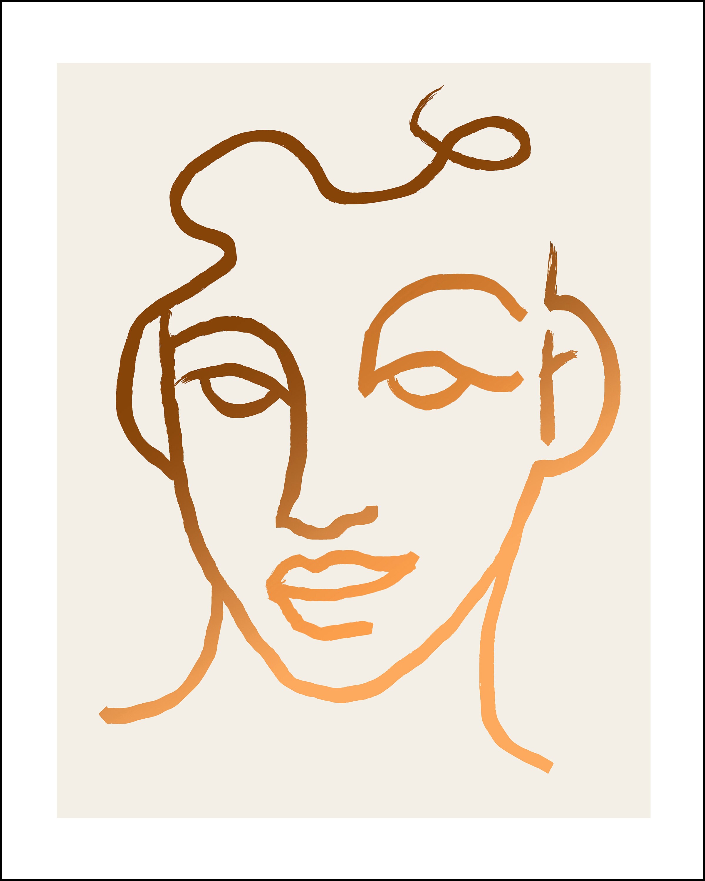 Line Drawing Woman Woman Line Art Woman Line Portrait - Etsy