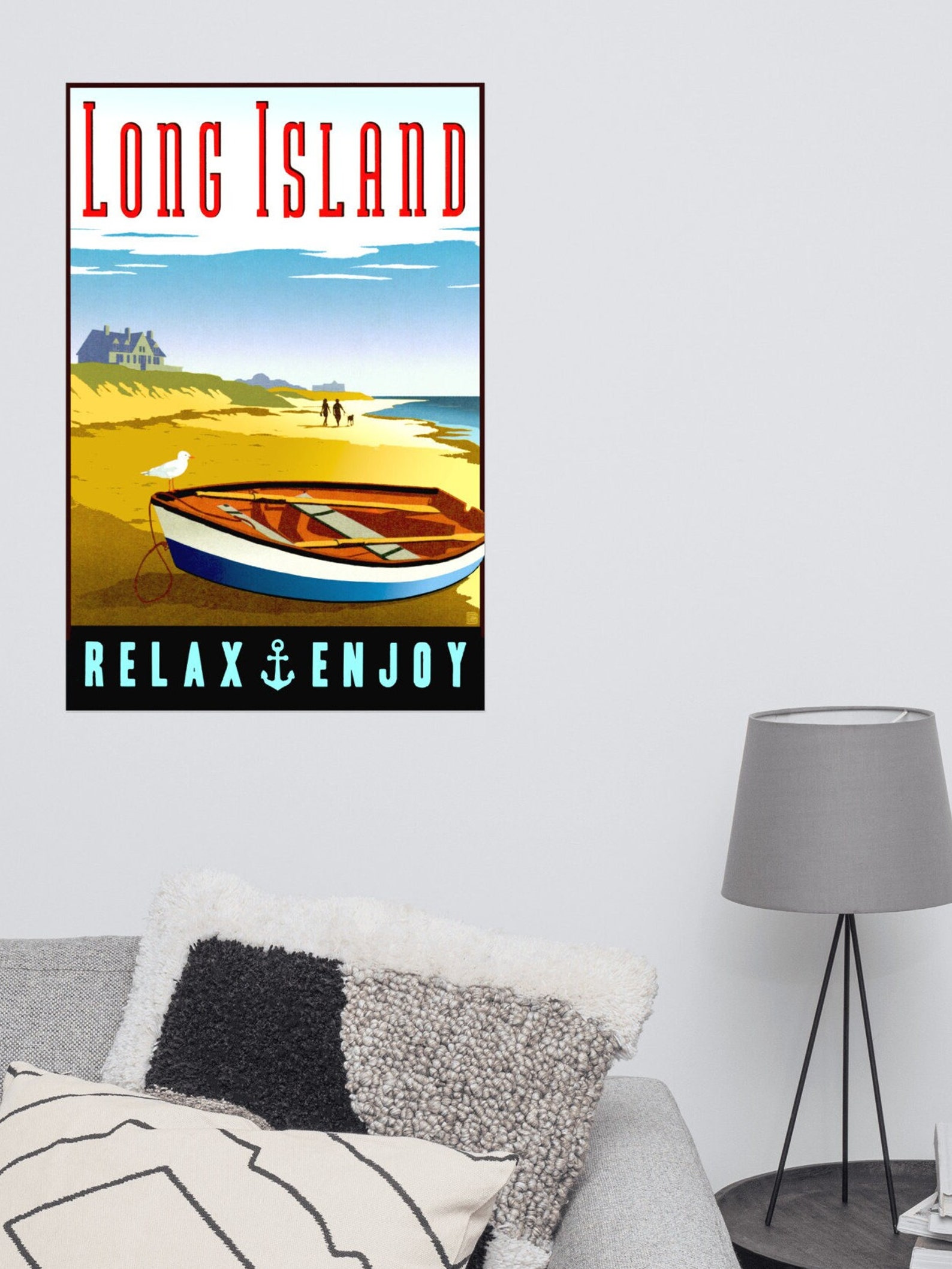 Long Island Poster, Long Island Poster, New York Gift, Long Island Art ...