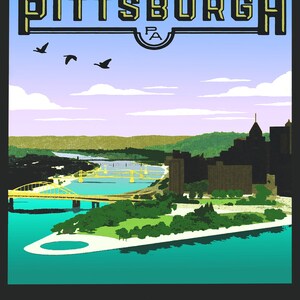 Pittsburgh PA, Three Rivers, Pittsburgh Art, Pittsburgh Wall Art, Point ...