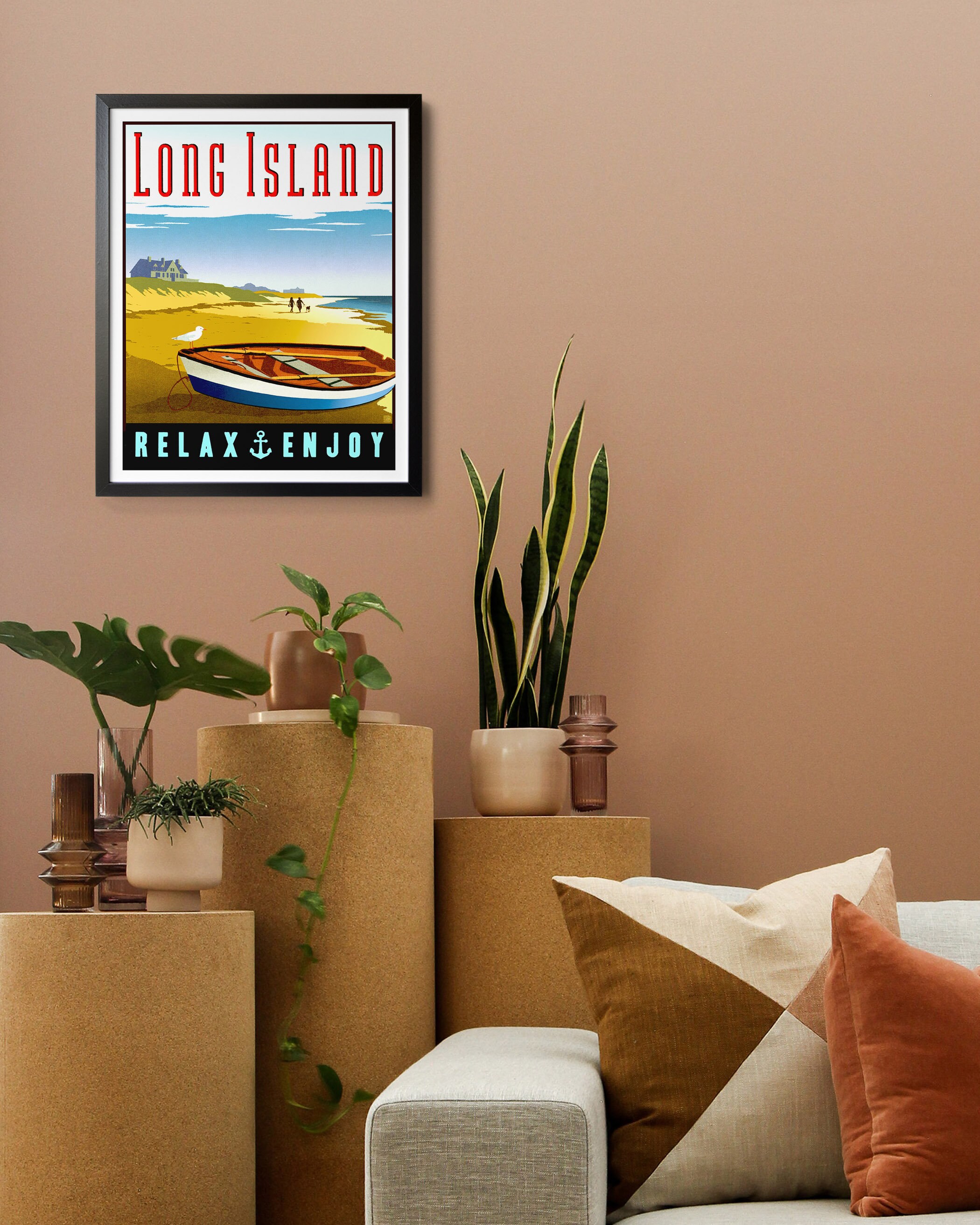 Long Island Poster, Long Island Poster, New York Gift, Long Island Art ...