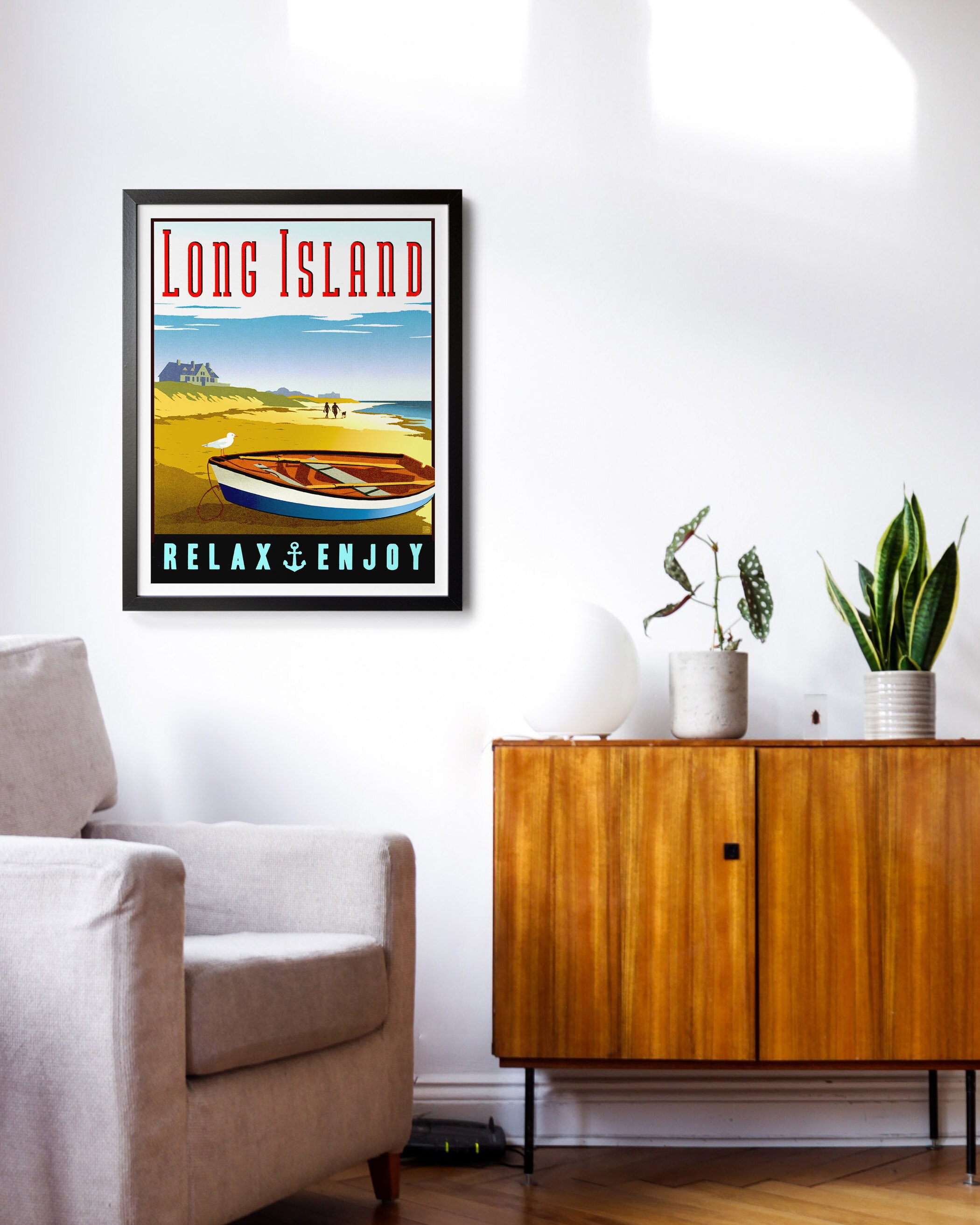 Long Island Poster, Long Island Poster, New York Gift, Long Island Art ...