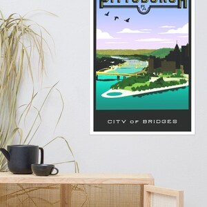Pittsburgh PA, Three Rivers, Pittsburgh Art, Pittsburgh Wall Art, Point ...