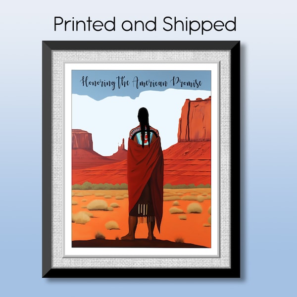 Native American Heritage Poster - Etsy