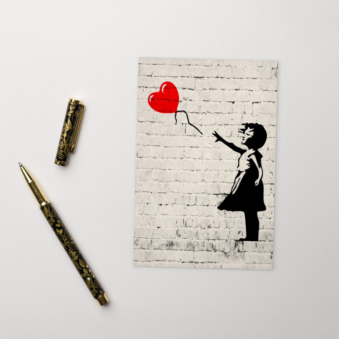 Banksy Art Print, Girl With Red Balloon, Political Wall Art, Social Art ...