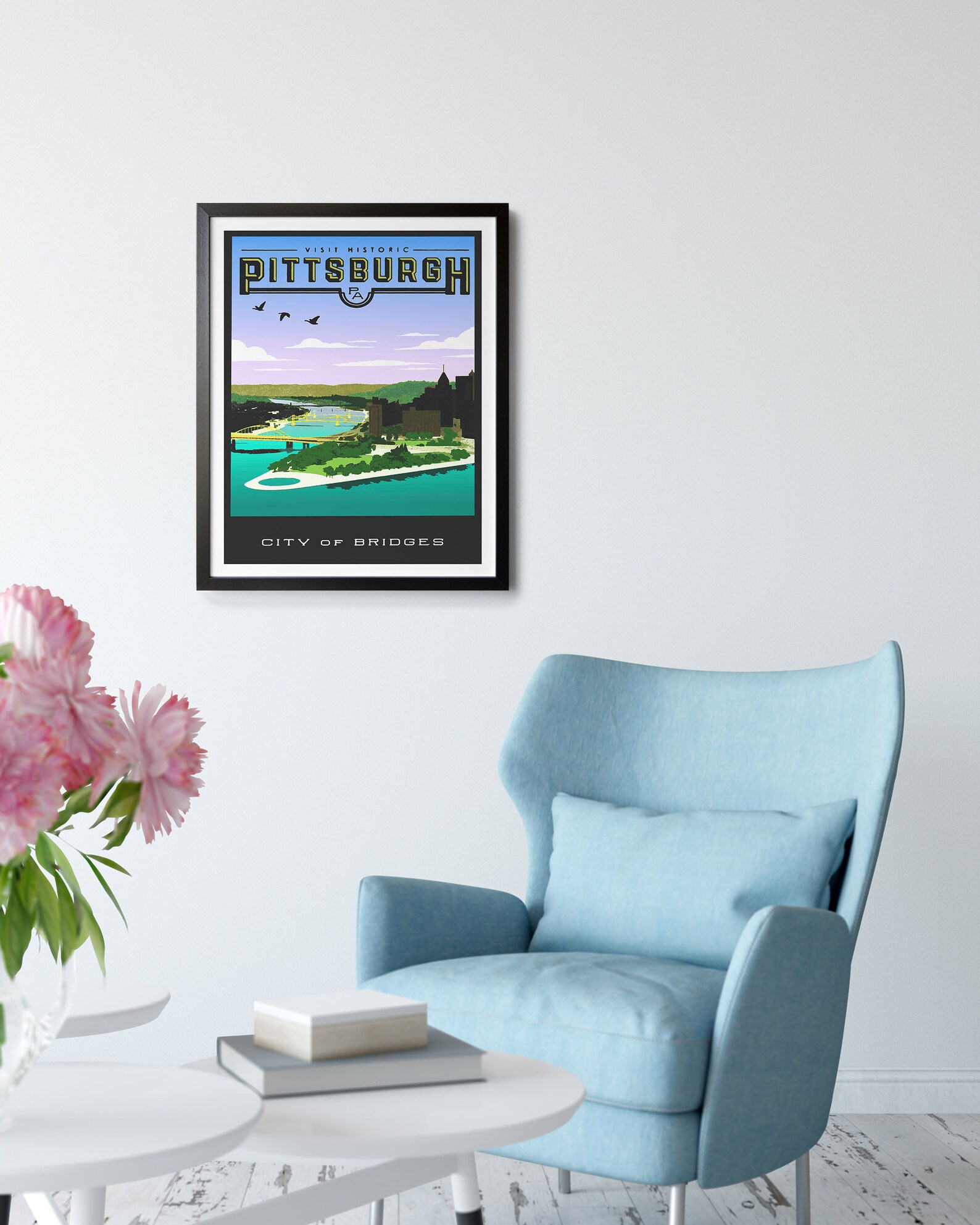 Pittsburgh PA, Three Rivers, Pittsburgh Art, Pittsburgh Wall Art, Point ...