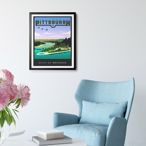 Pittsburgh PA, Three Rivers, Pittsburgh Art, Pittsburgh Wall Art, Point ...