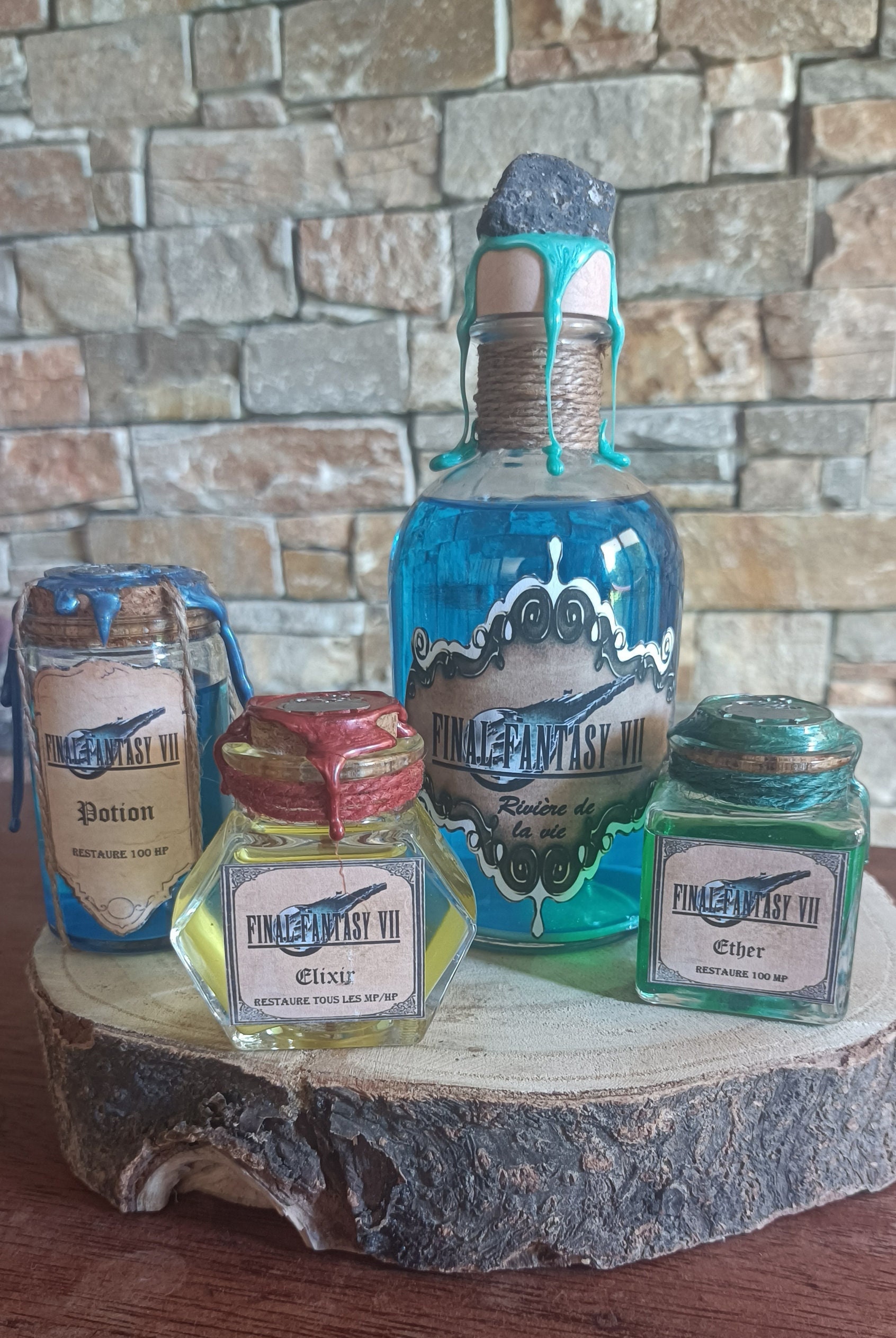 Potions FFVII Ether, Elixir, Potion - Etsy
