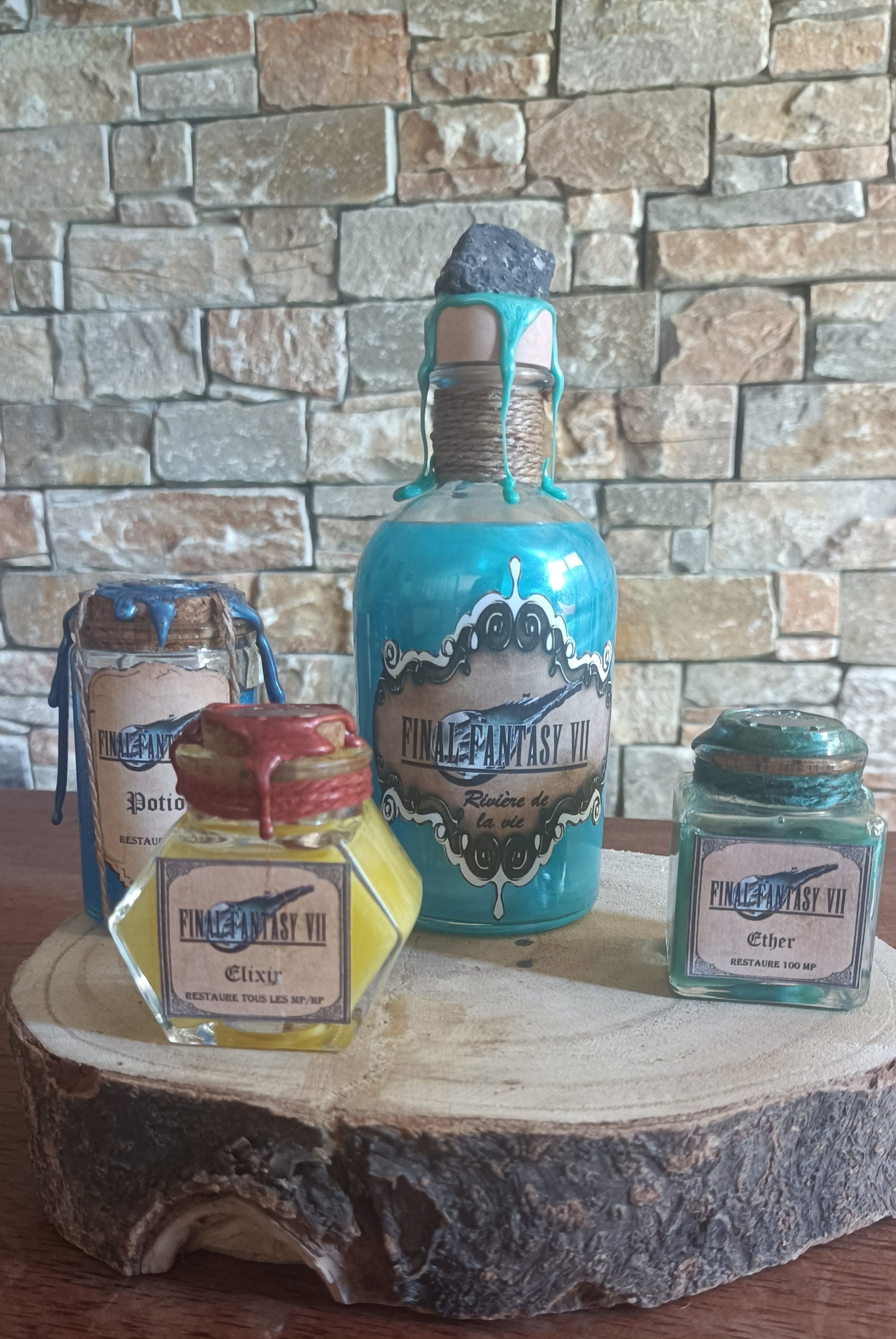 Potions FFVII Ether, Elixir, Potion - Etsy