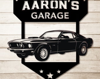 Metal Car Sign - Etsy