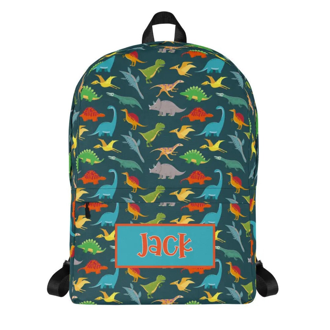 Personalized Dinosaurs Backpack, Custom Backpack, Kids Backpack ...