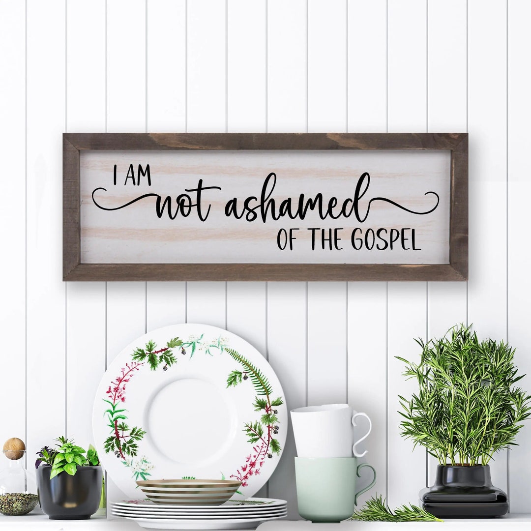 Rustic Christian Wall Art, Scripture Sign, Christian Home Decor, Faith ...