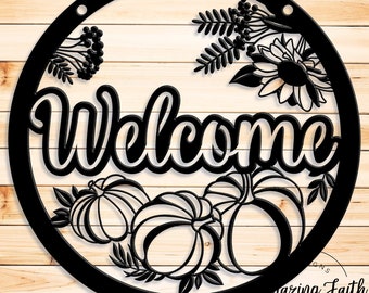 Fall Metal Sign - Etsy