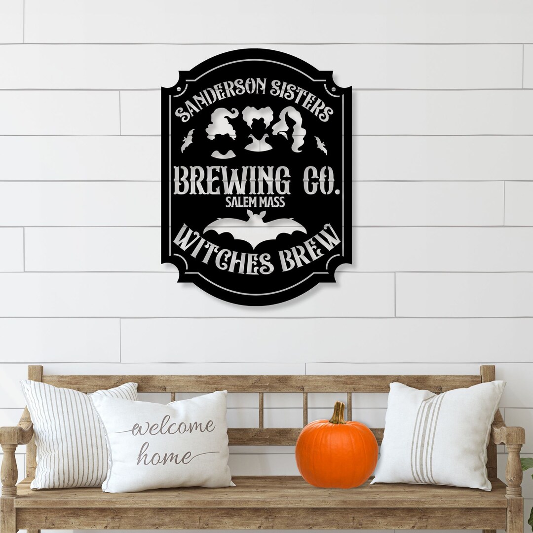 Sanderson Sisters Metal Sign, Hocus Pocus Halloween Sign, Custom Metal ...