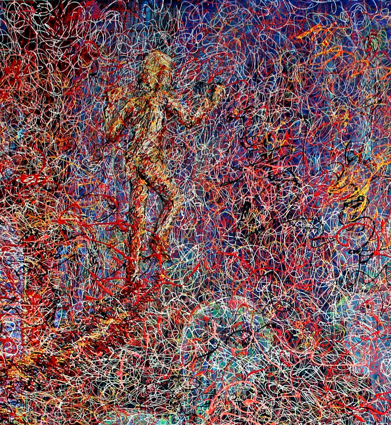 Large Paintings, Experimental Painting Acrylic on Canvas living Space ...