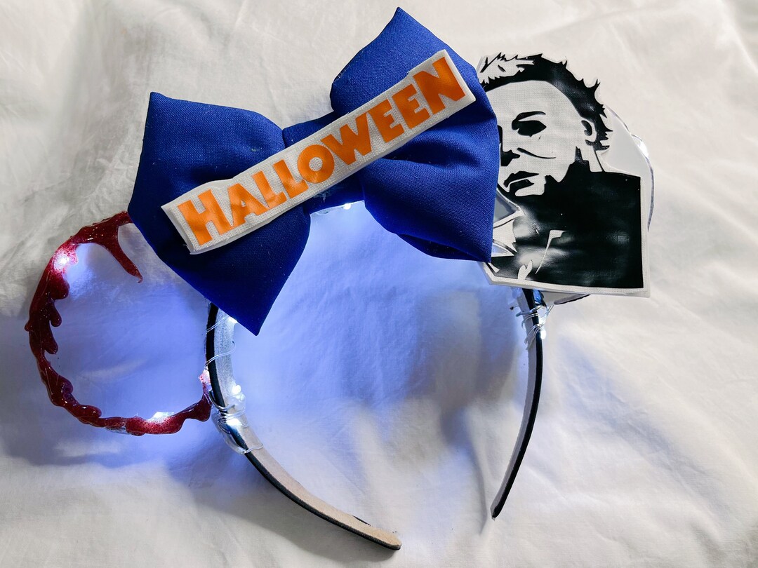 Michael Myers Ears Disney Ears Minnie Mouse Ears Disney Accessories - Etsy