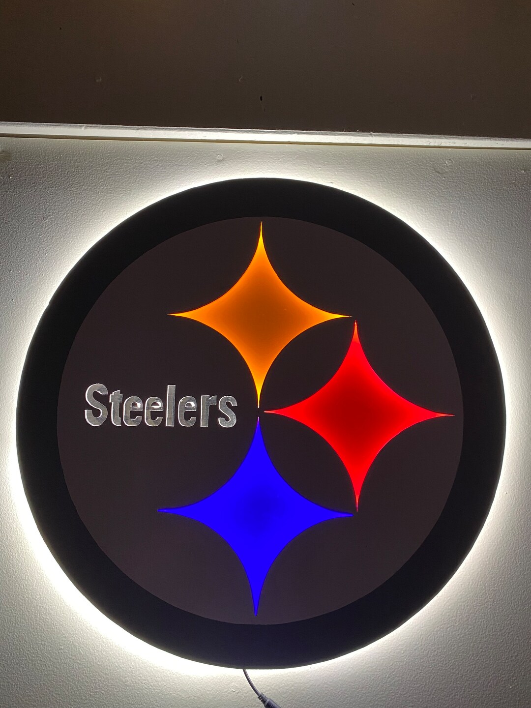Pittsburgh Steelers Inspired Wall Light - Etsy