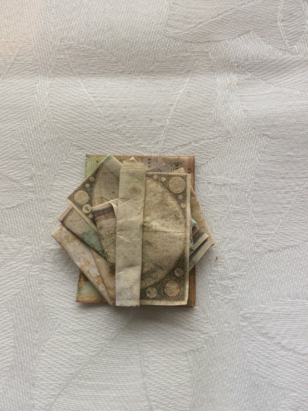 Miniature Set of Antique Maps/miniature Pile of Maps/1/12 Scale - Etsy