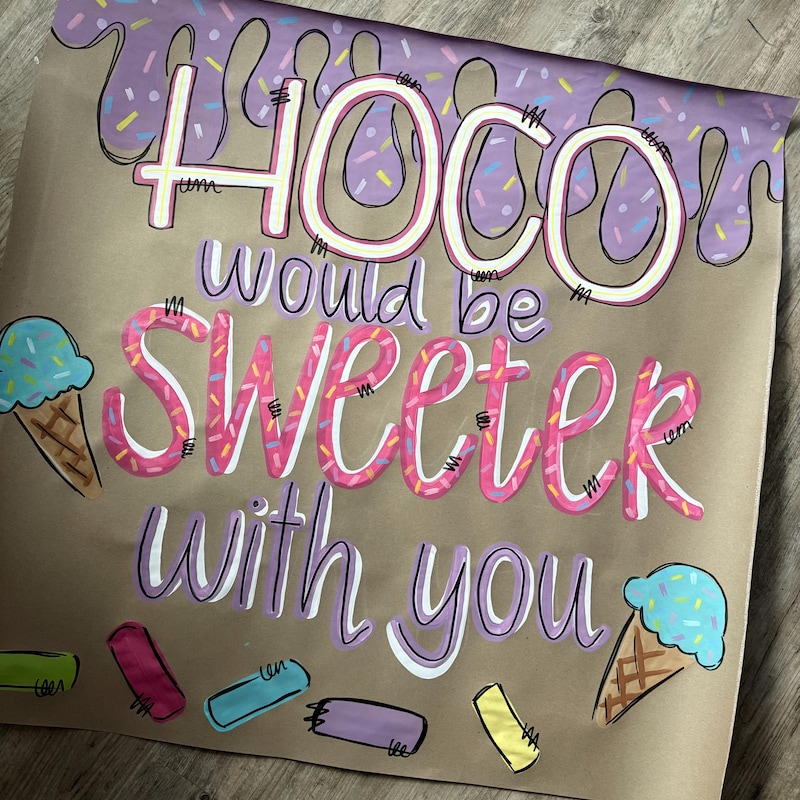 Hoco Sign Ideas - Etsy