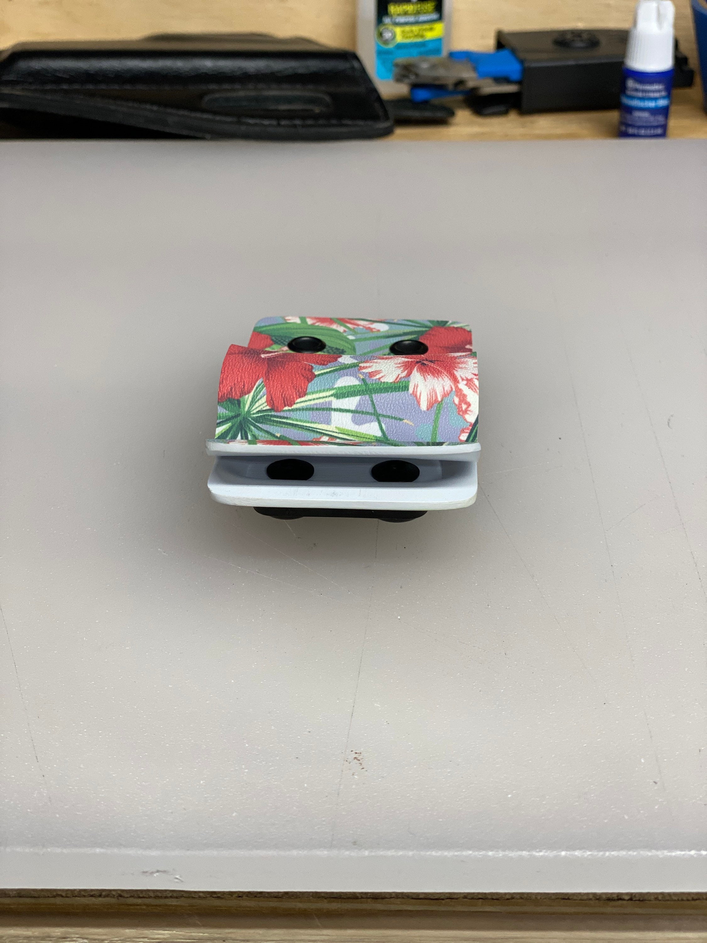 Red and White Hibiscus Print Kydex Stethoscope Clip/holder - Etsy