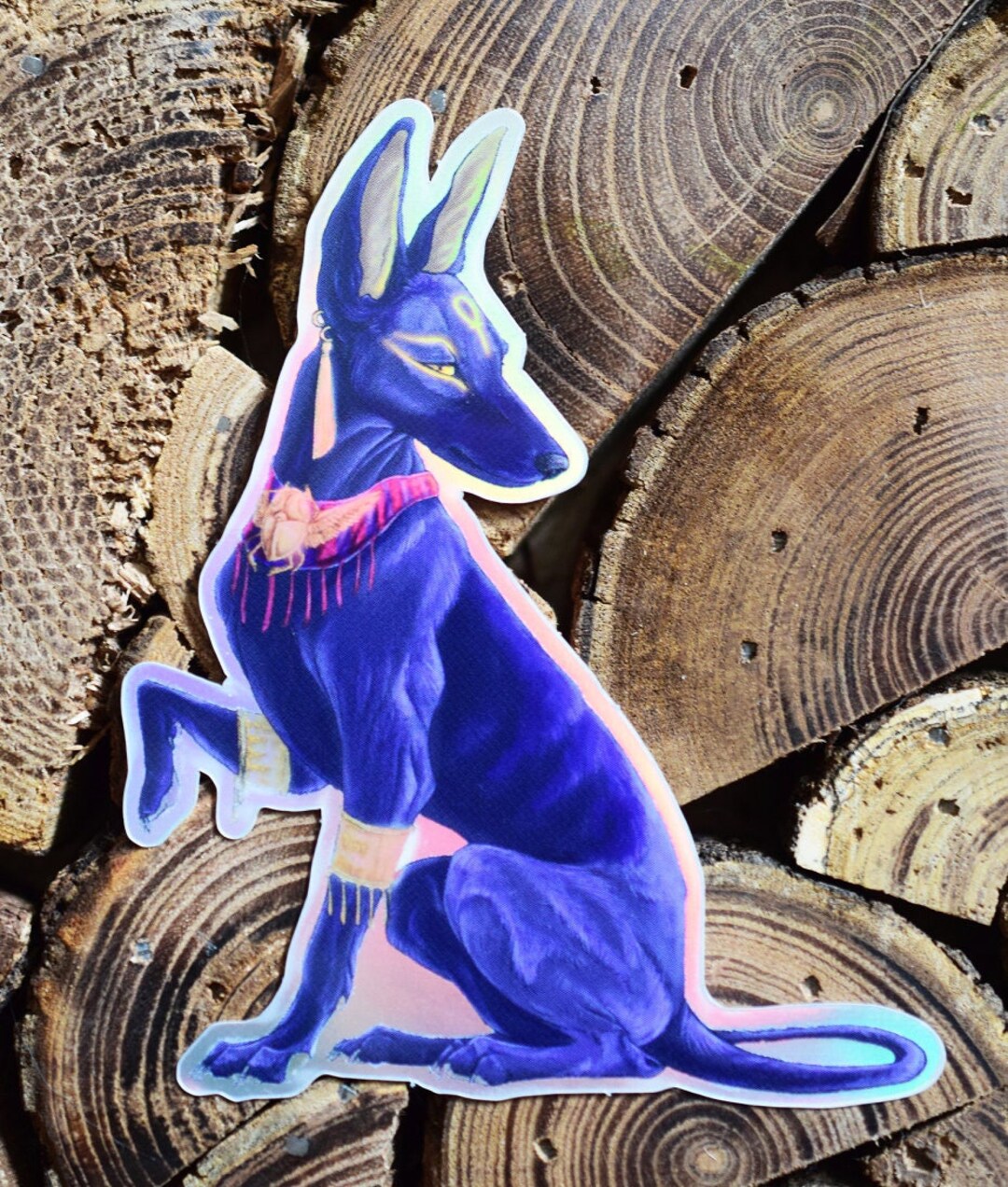 Anubis Vinyl Sticker - Etsy