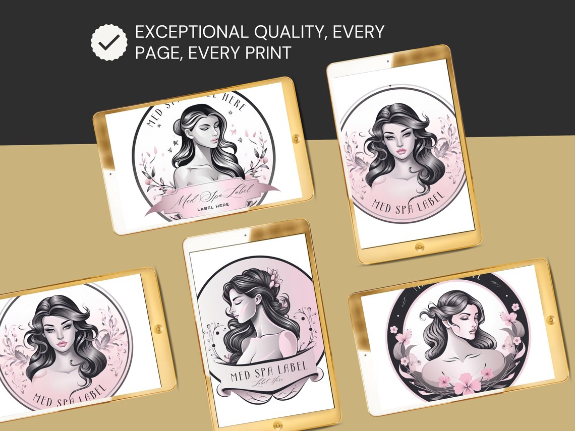 Med Spa Logo Bundle | 6 Editable Beauty & Skincare Logos for ...