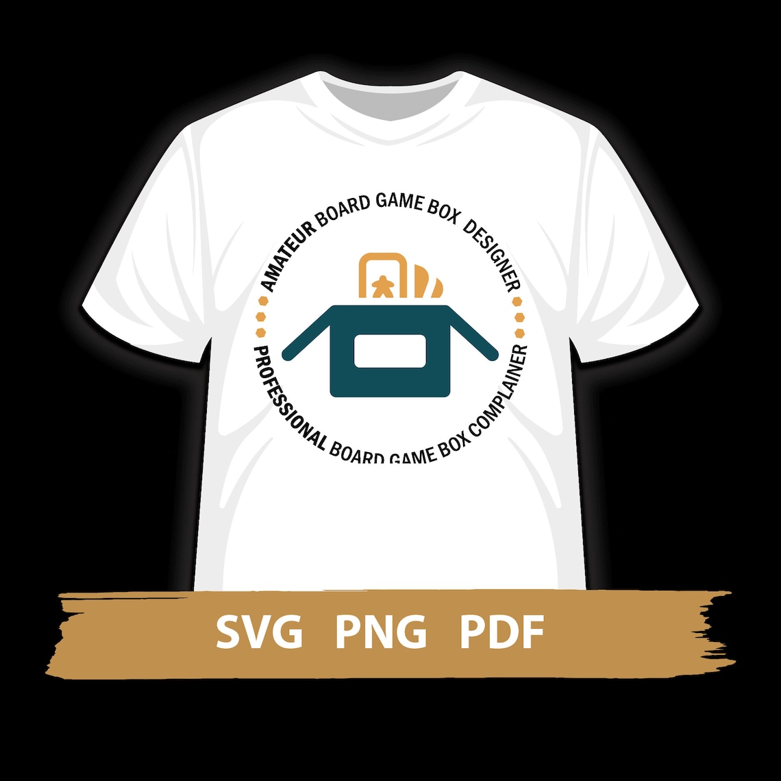 Board Game SVG PNG PDF Game Box Design Enthusiast Board | Etsy