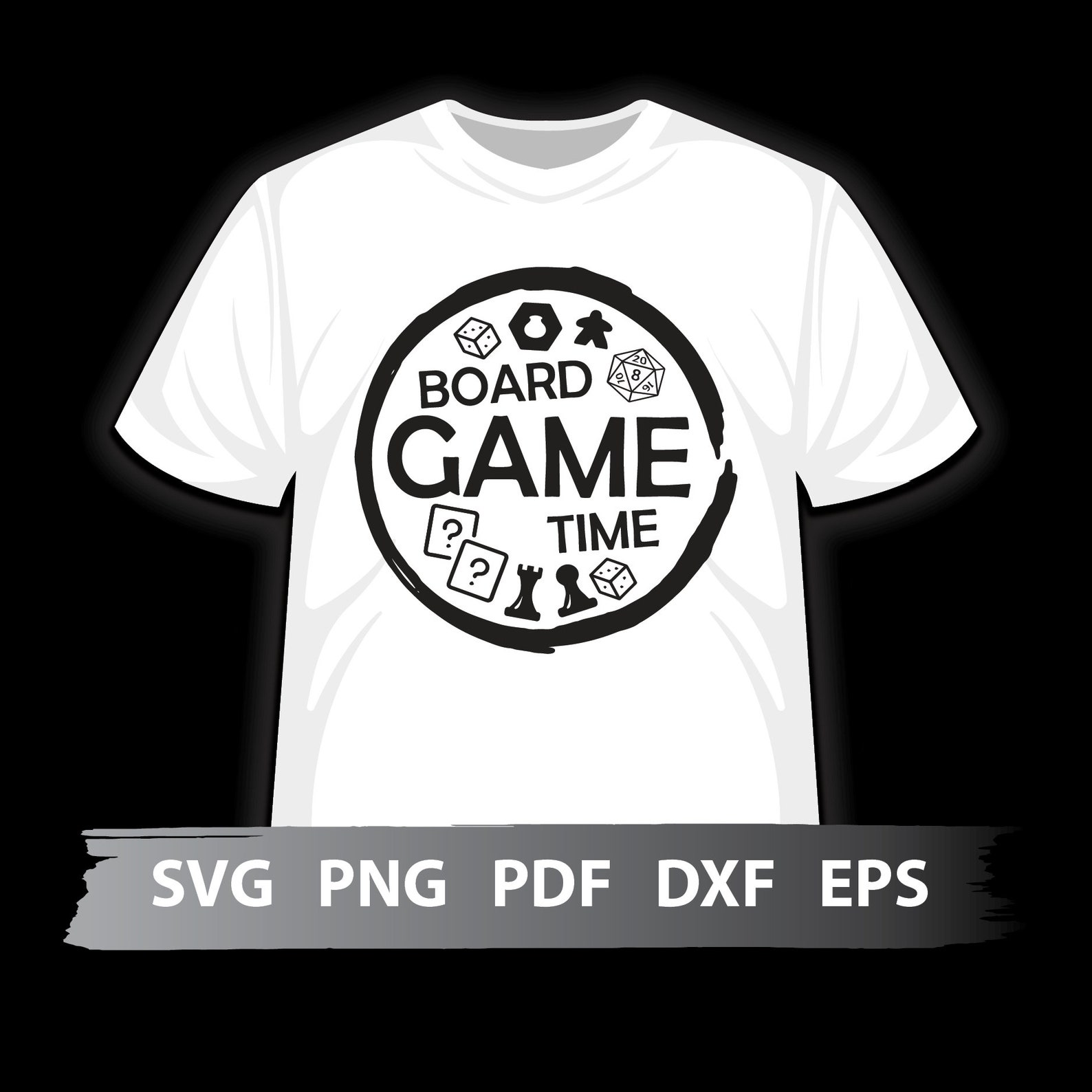 Board Game Time SVG | Enthusiast Shirt Clipart (digital Download) - Etsy