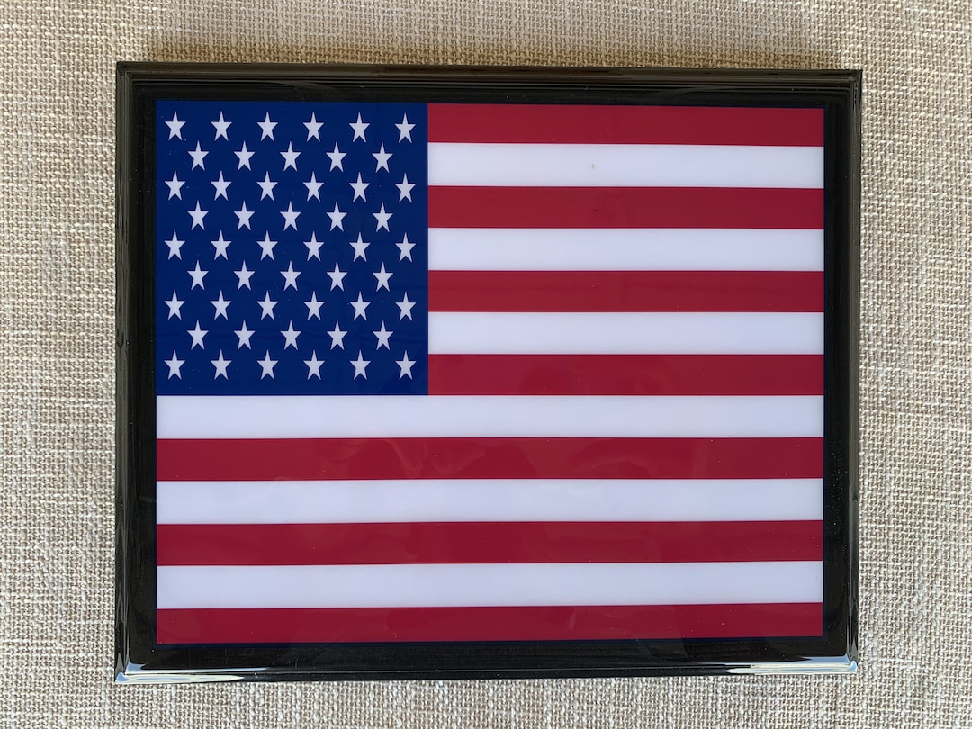USA Flag Plaque, American Flag Plaque, USA Flag Gift, USA Flag - Etsy