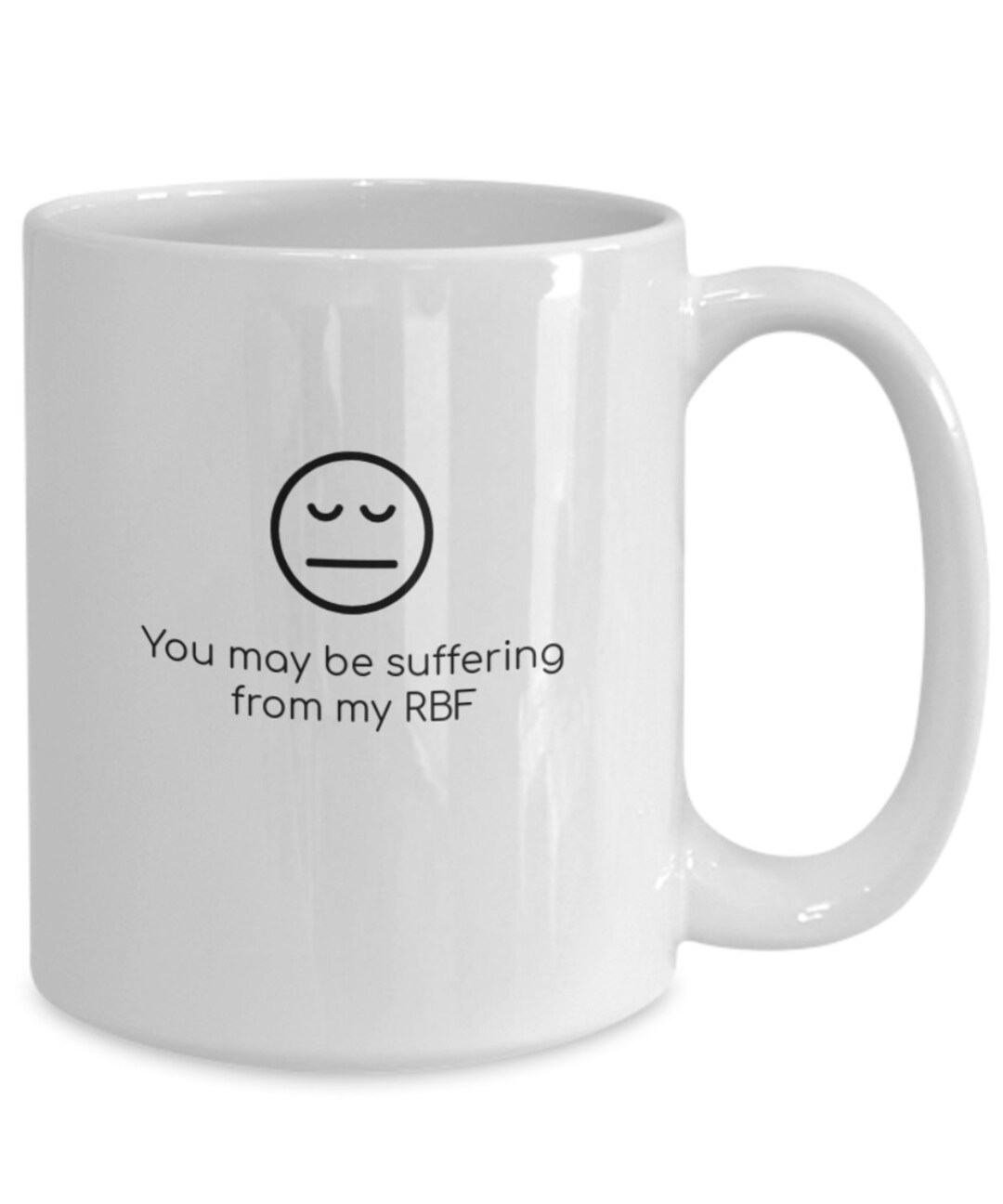 Resting Bitch Face Syndrome Coffee Cup Funny Tea Mug - Etsy
