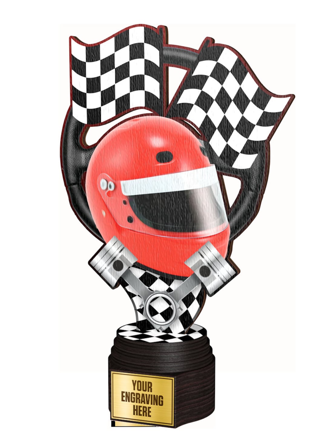 Trophy Monster Motorsport Real Wood Eco Friendly Trophy Awards - Etsy