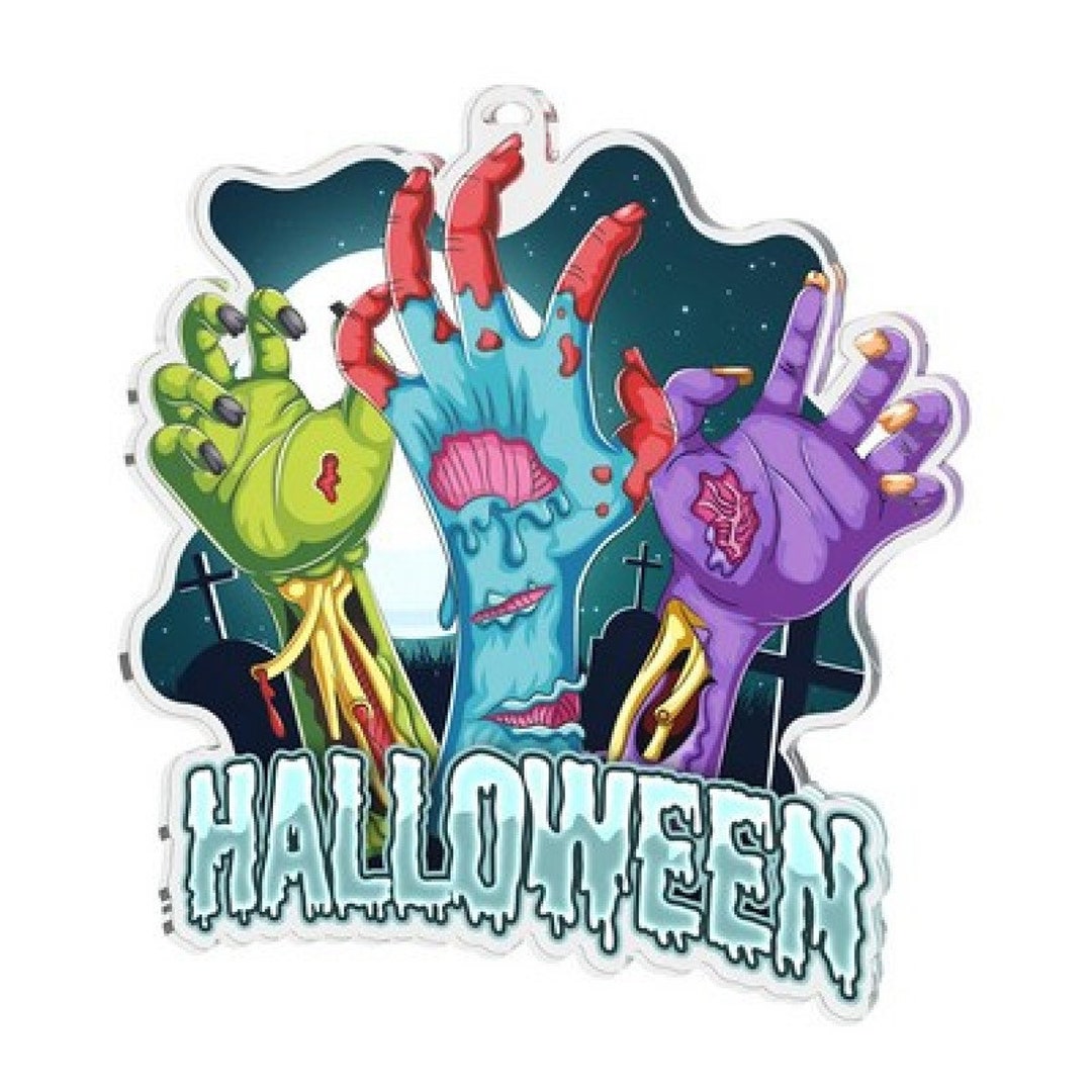 Acrylic Medal Halloween Spooky Award | | | Bulk Discounts Available ...