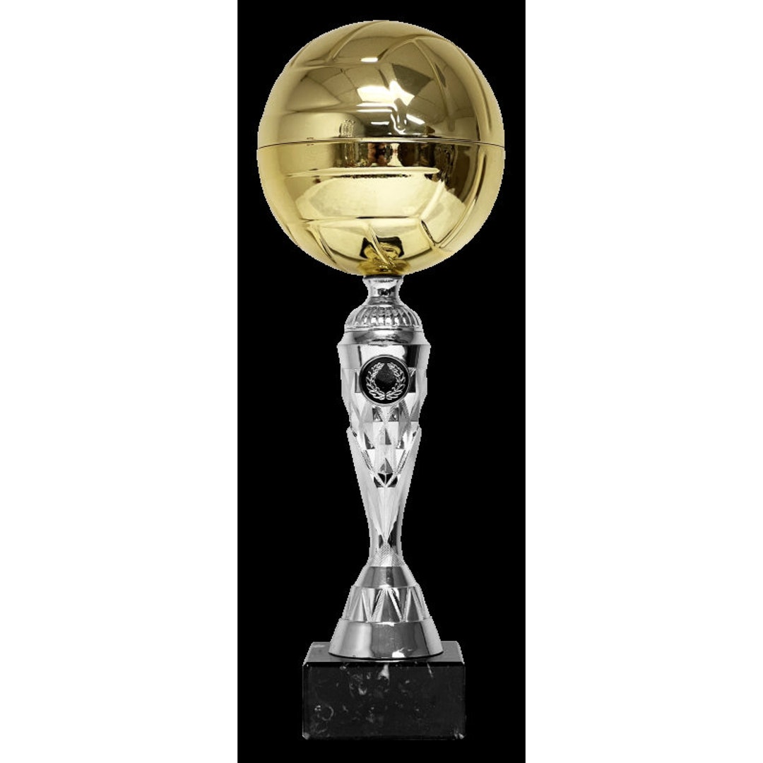 Volleyball Trophy - Gold Ball, Silver Base - Sports Award | Bulk ...