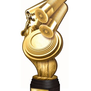 Trophy Monster Shooting Real Wood Eco Friendly Trophy Awards - Etsy