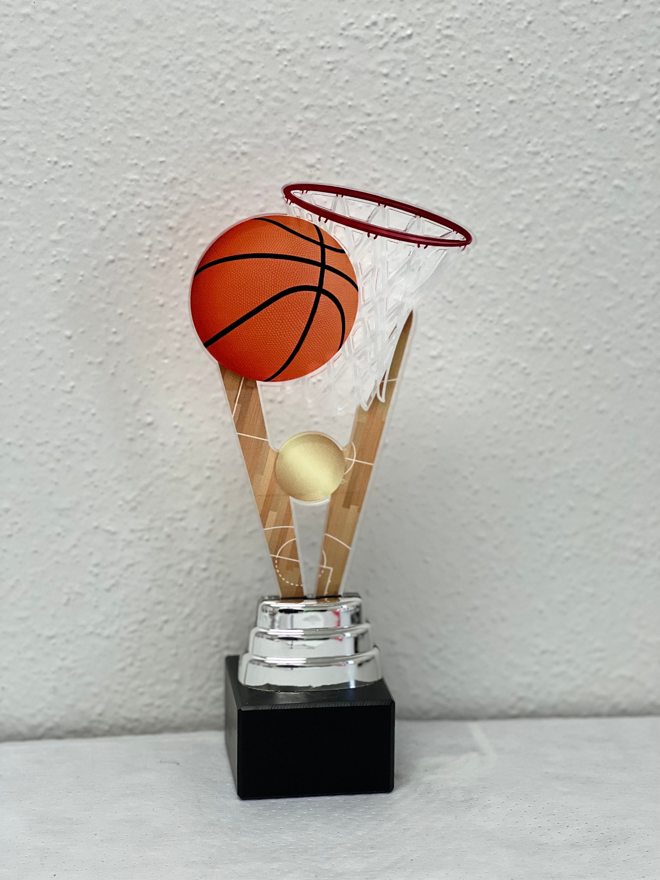 Trophy Monster Large Acrylic Double Printed Trophy Cup Basketball Award ...