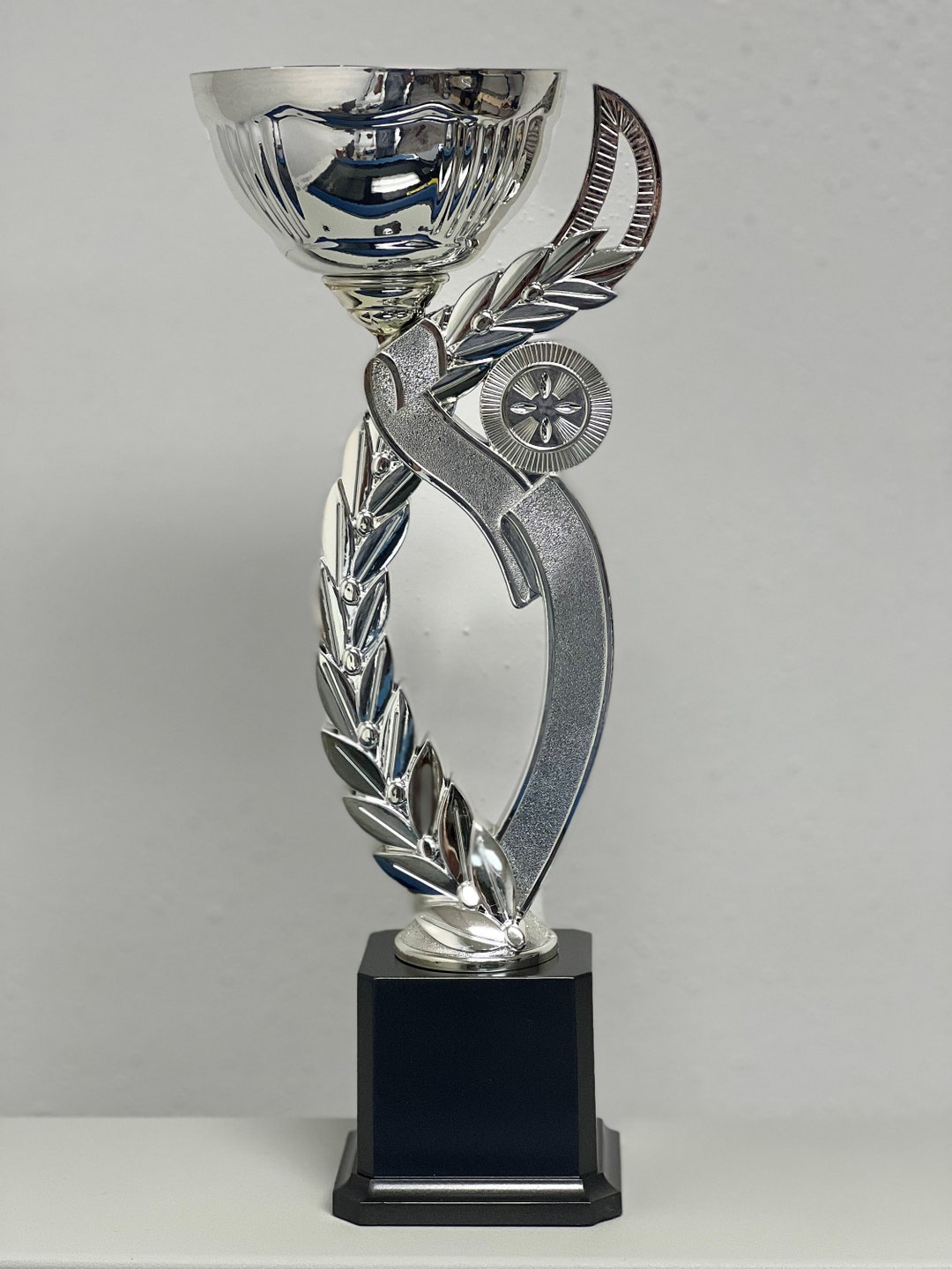 Trophy Monster 1st 2nd 3rd Place Silver Large Trophy Cup Award Metal ...