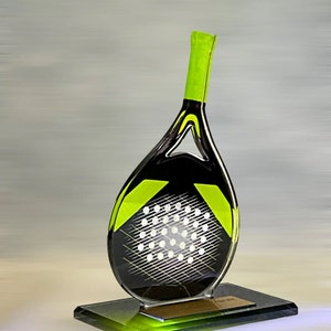 Trophy Monster Acrylic Trophy Padel Award | for Club, School ...