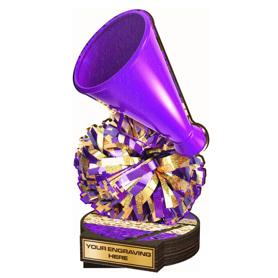 Trophy Monster Cheerleader , Cheerleading Wood Plaques Trophy Awards ...
