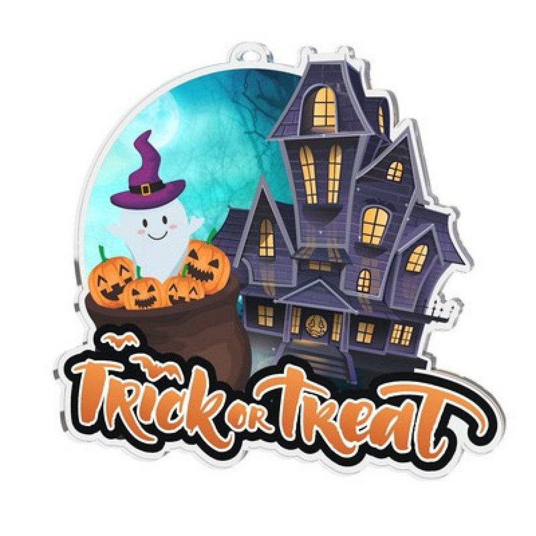 Acrylic Medal Haunted House Trick or Treat Award | | | Bulk Discounts ...
