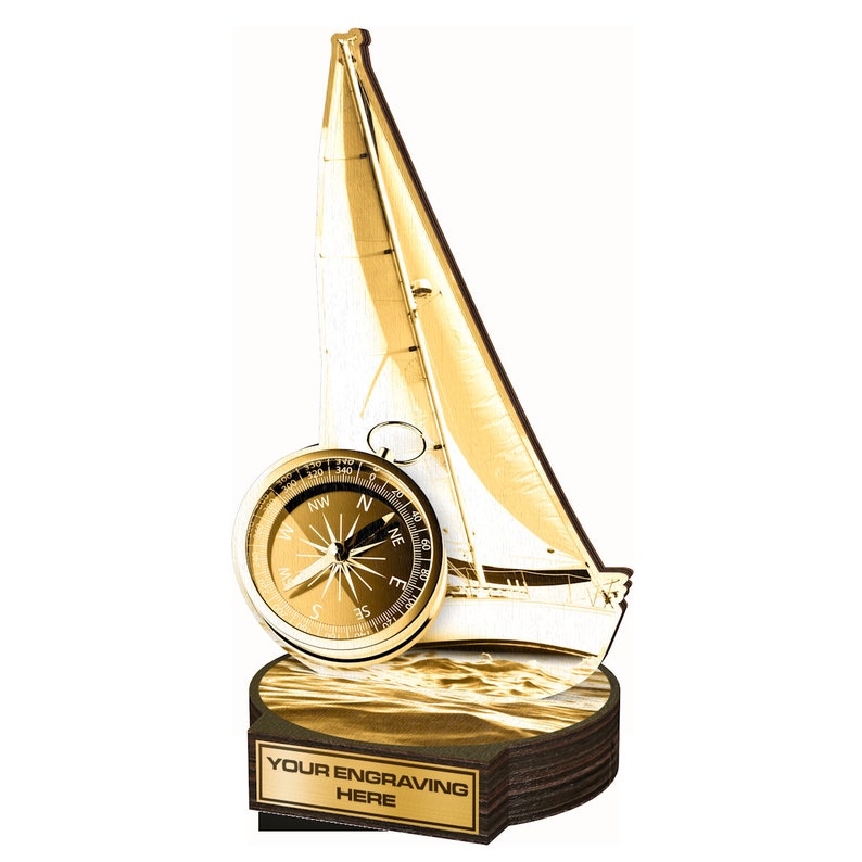 Sailing Wood Plaques Trophy Awards " Eco Friendly " | Bulk Discounts ...