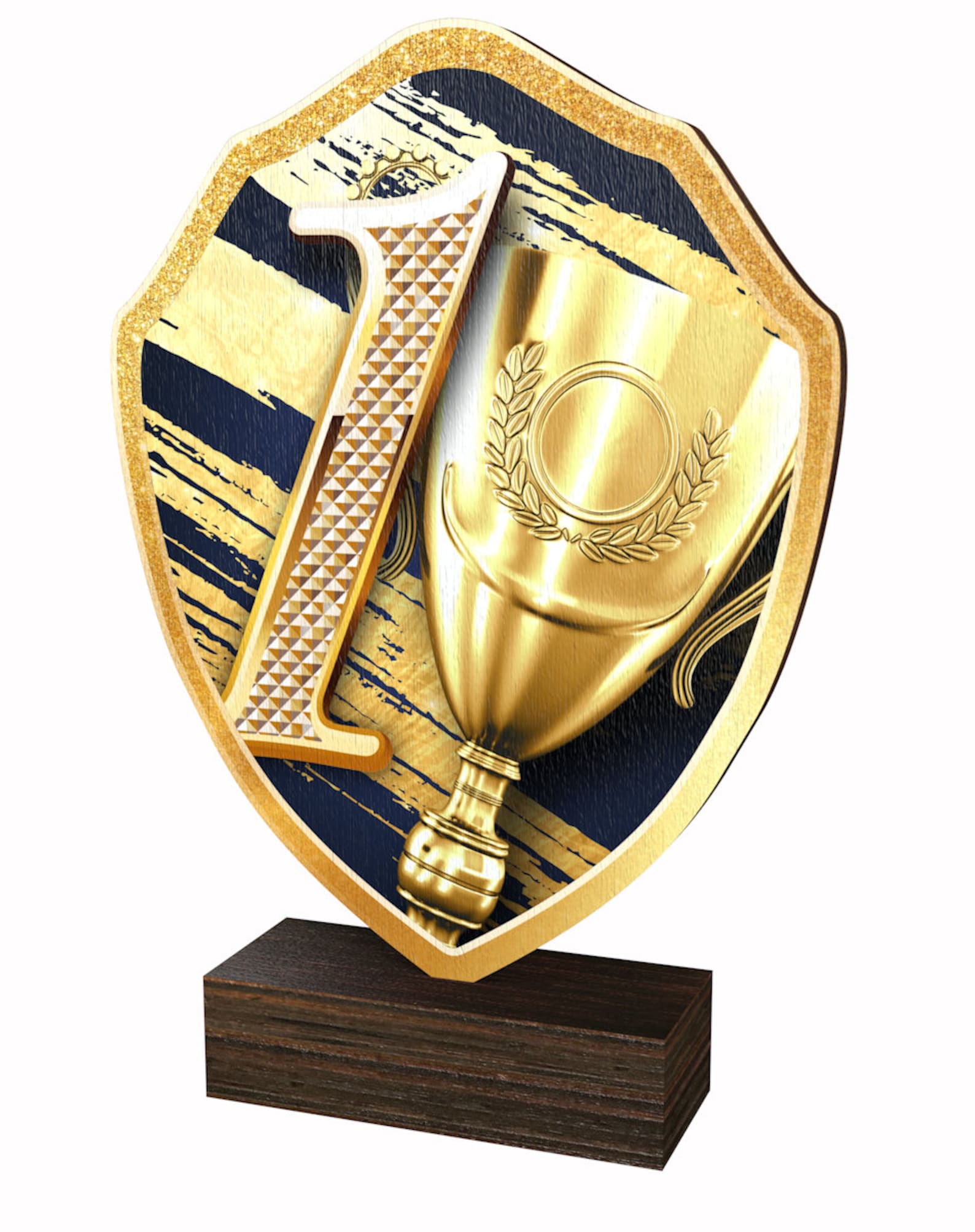 Real Wood Trophy | Free Engraving and Delivery | - Etsy