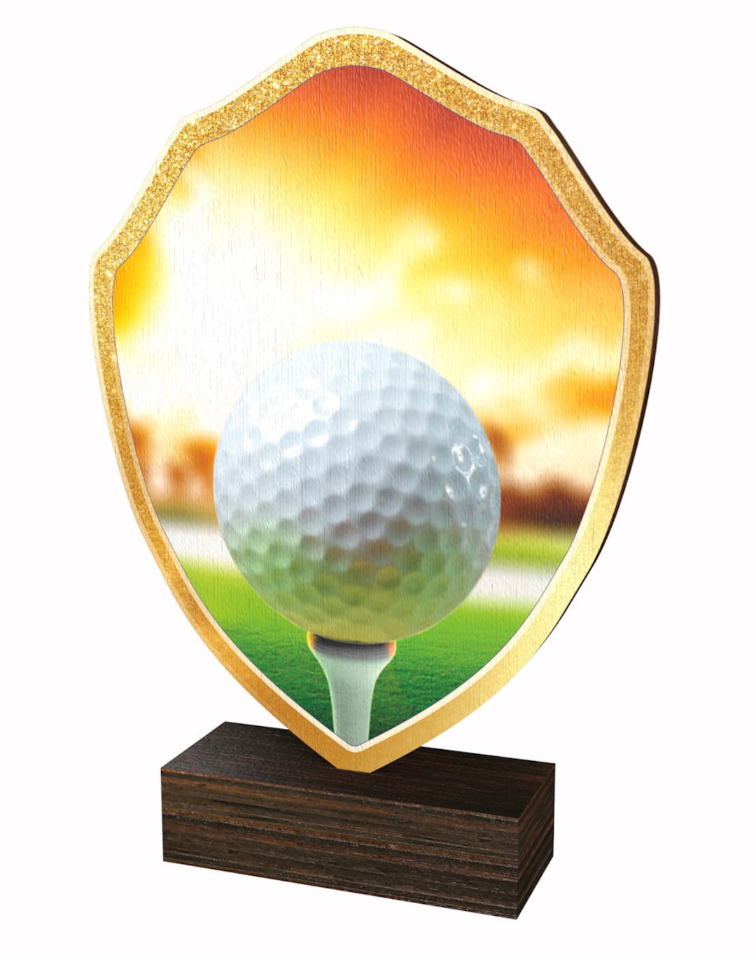 Trophy Monster Real Wood Golf Trophy | ECO Friendly Made From 4-ply ...