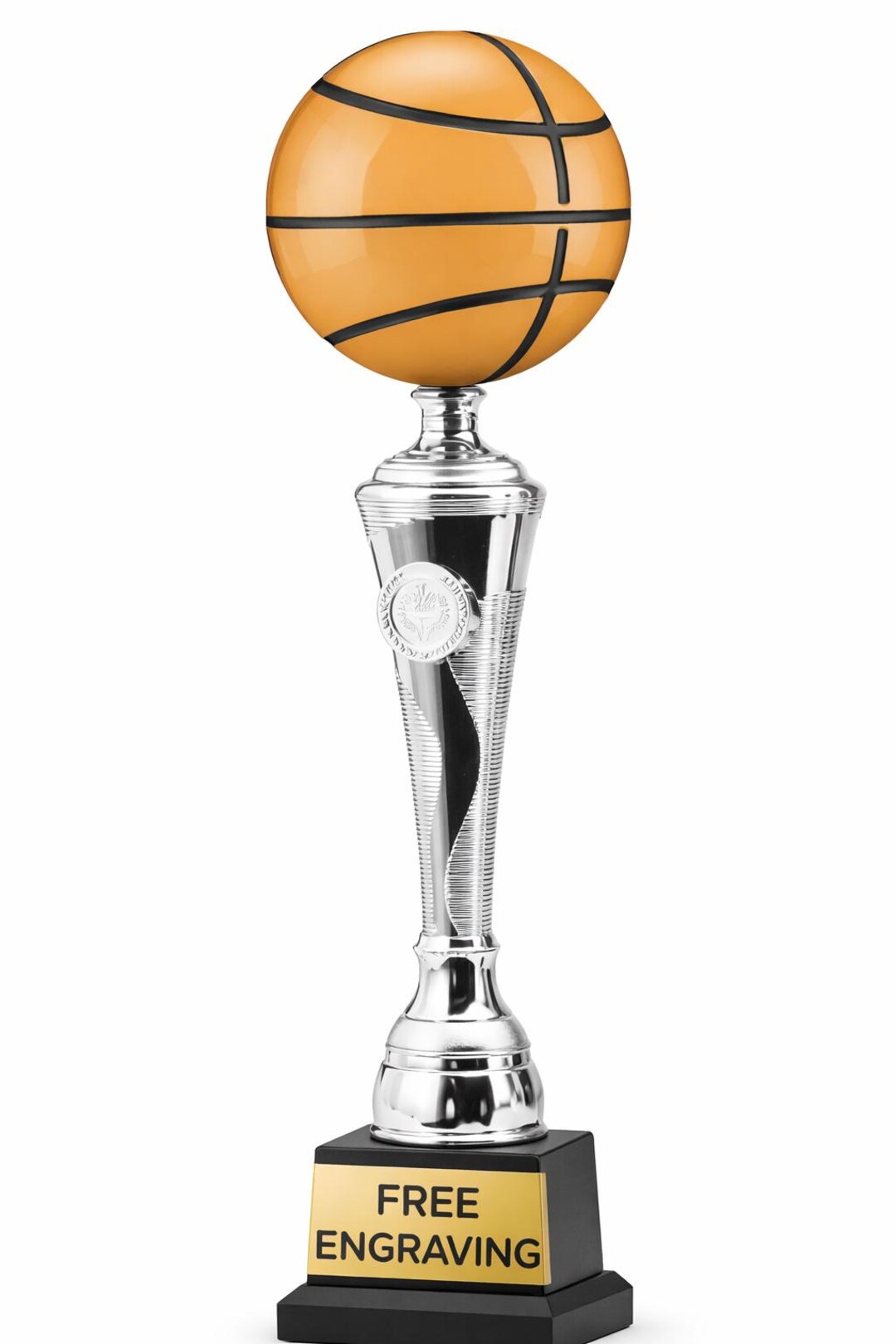 Basketball Large Silver Trophy Cup Award Metal Bowl | Bulk Discounts ...