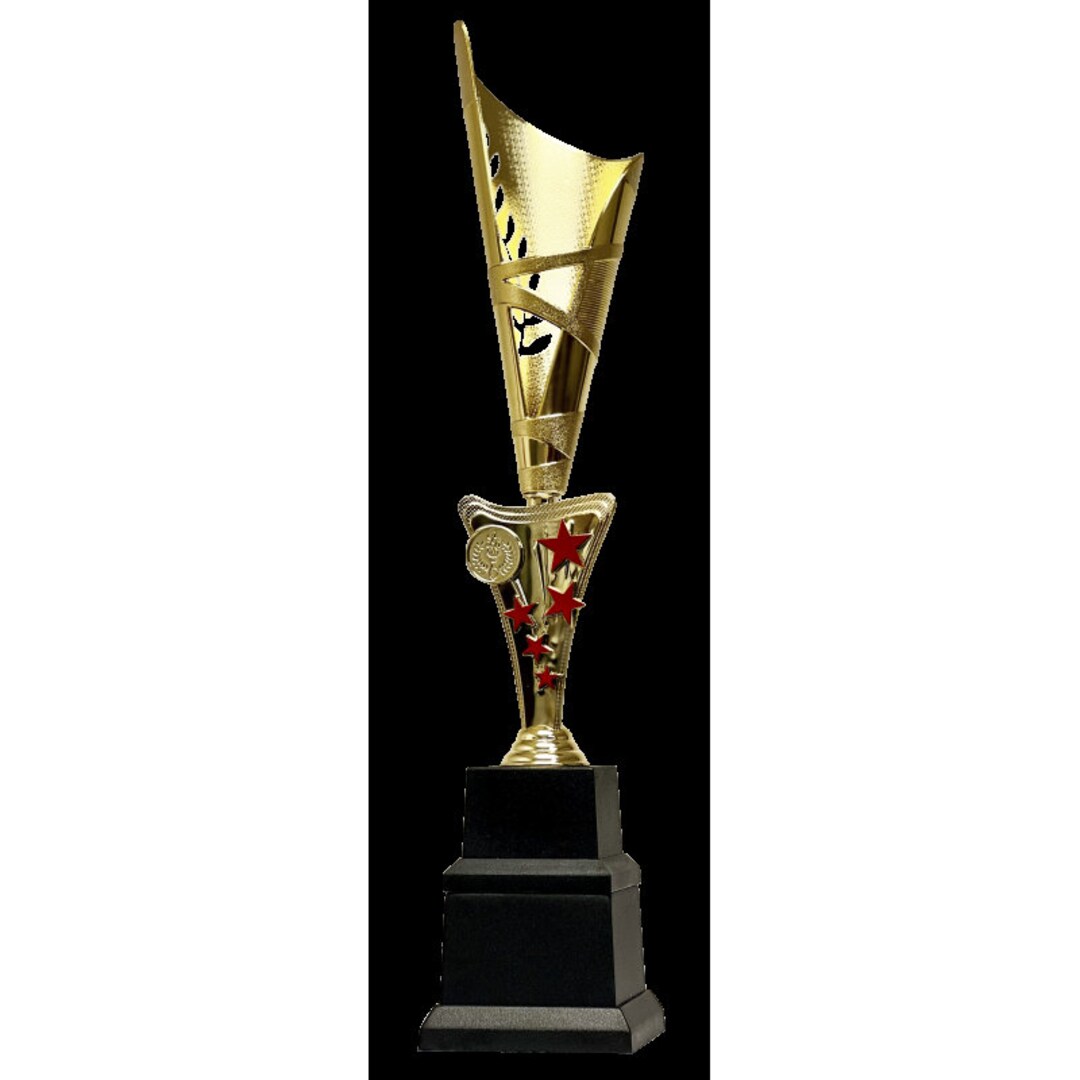 Trophy Monster Luxury Gold & Red Double Base Trophy - Etsy