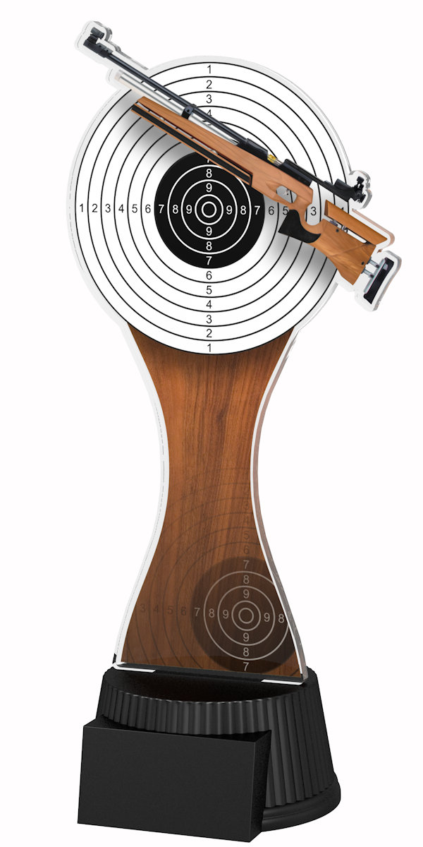 Trophy Monster Shooting Full Color Double Printed 1/8 Thick Trophy ...