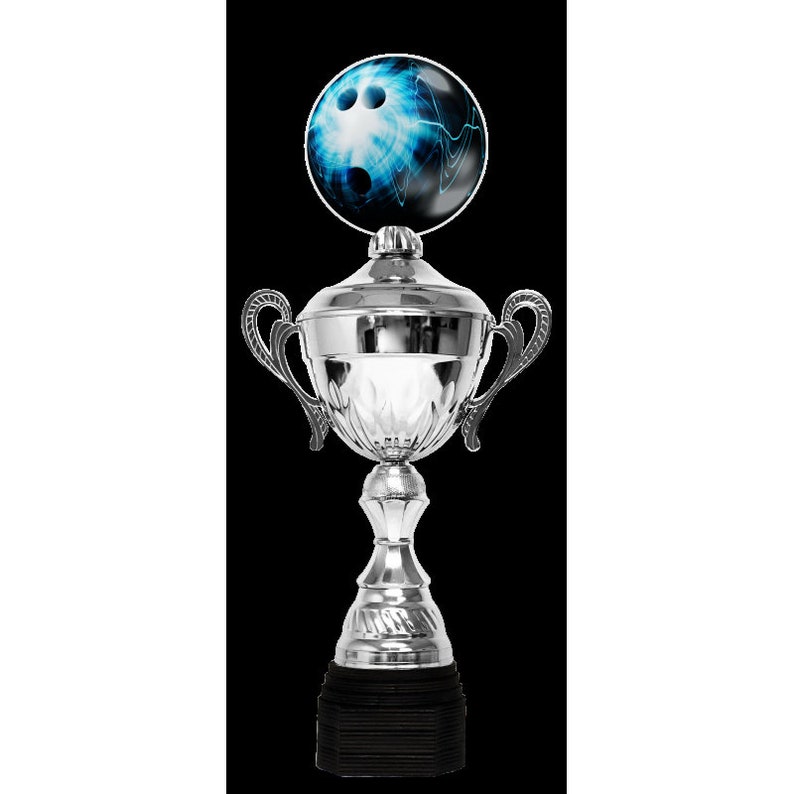 Trophymonster Luxury Large Silver Metal Bowling Trophy Cup 3 Sizes - Etsy