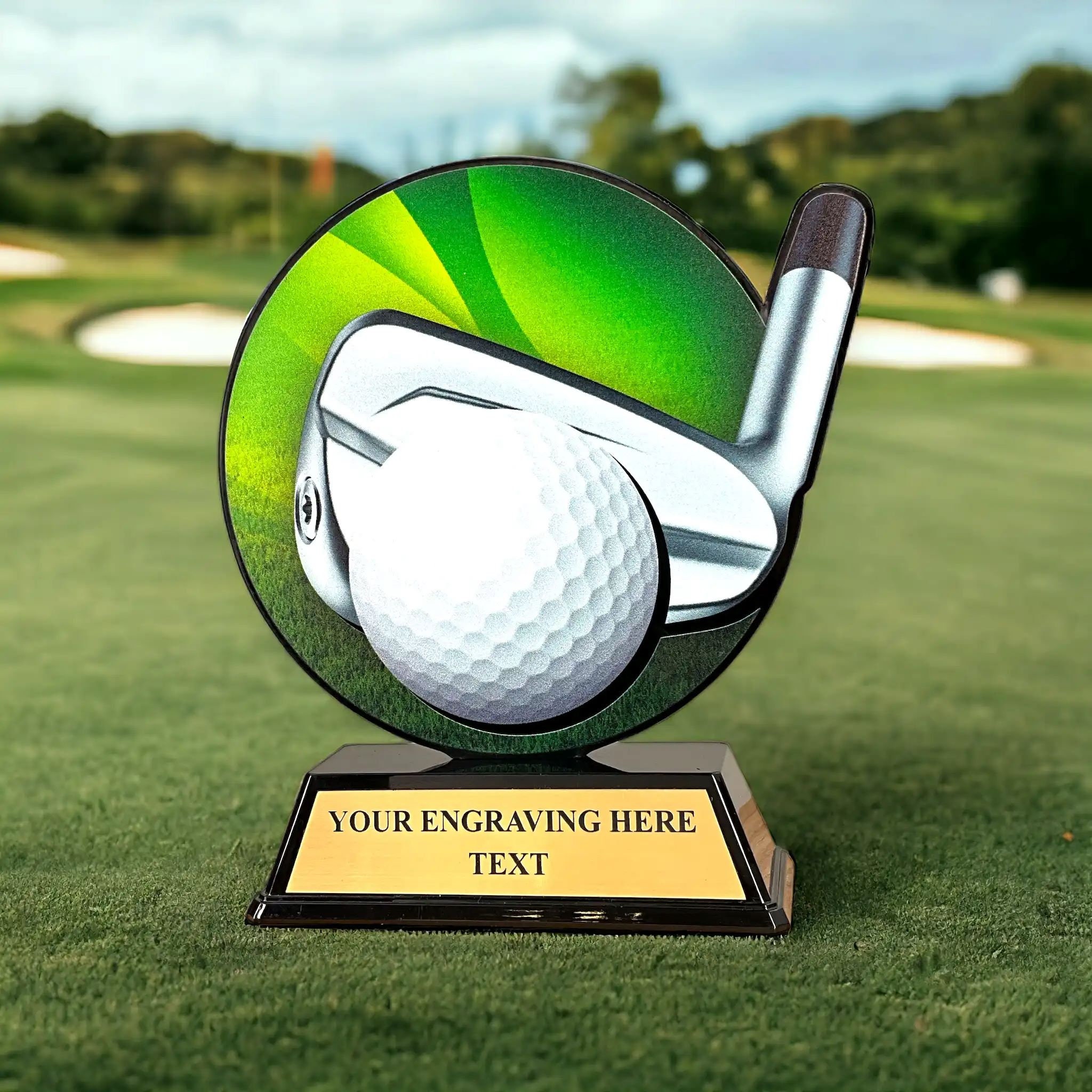 Trophy Monster Black Acrylic Trophy Golf Award | for Club, School ...