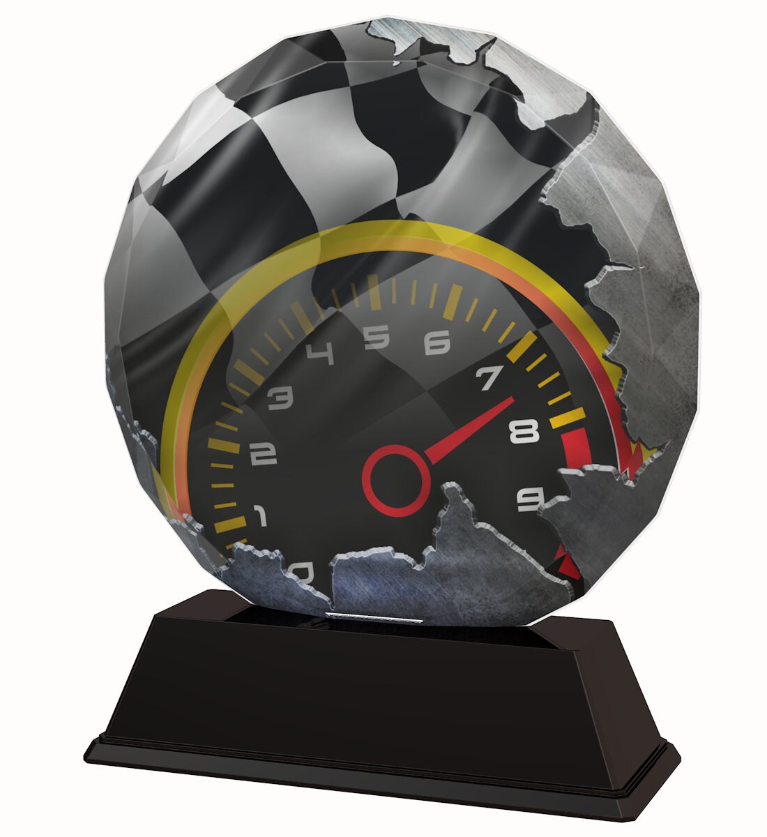 Trophy Monster Motorsports Racing Full Color Printed 5/16" Thick Trophy ...
