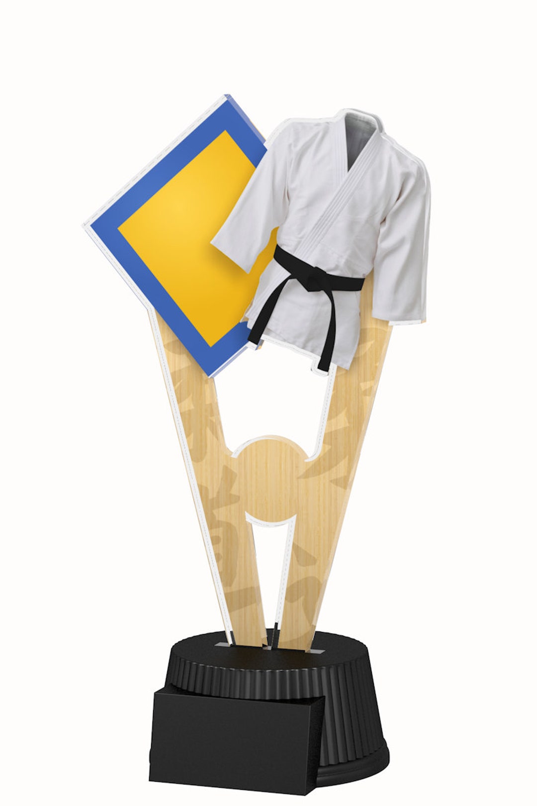 Judo Trophy - Personalized Martial Arts Award - Engraved Base | Bulk ...