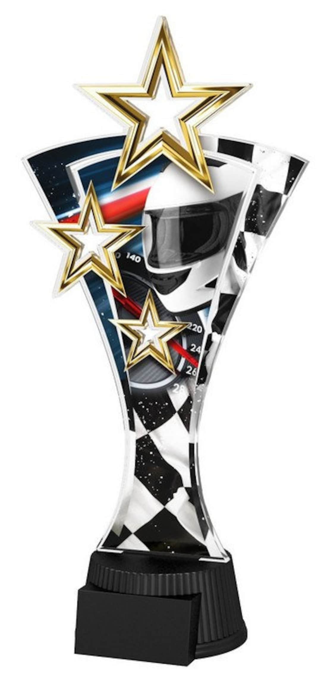 Trophy Monster Motorsport Racing Full Color Resin and Red Printed 1/4 ...