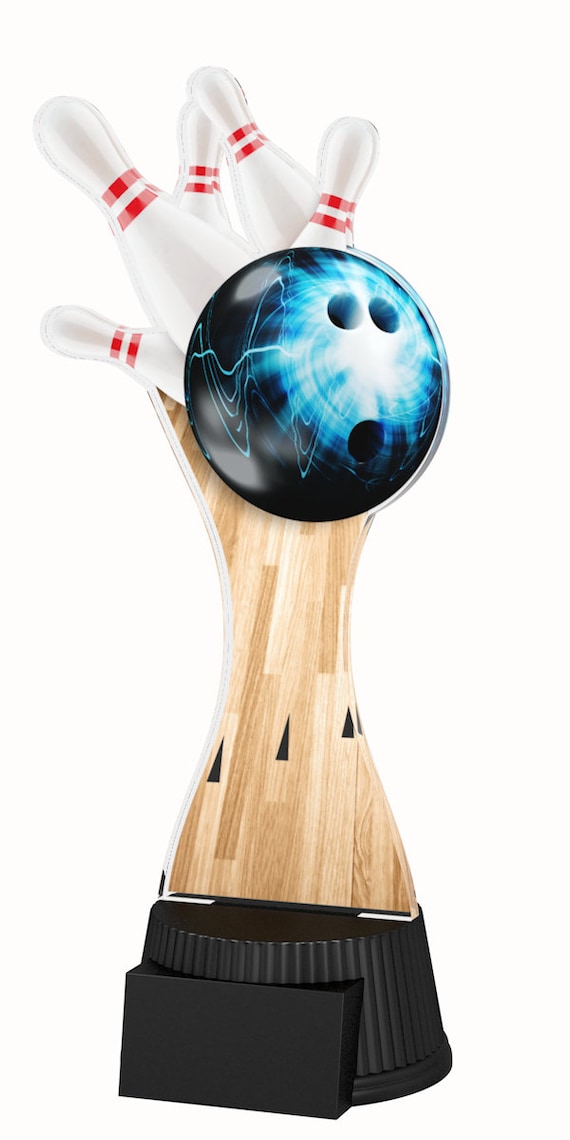 Trophy Monster Bowling Full Color or Resin Double Printed - Etsy
